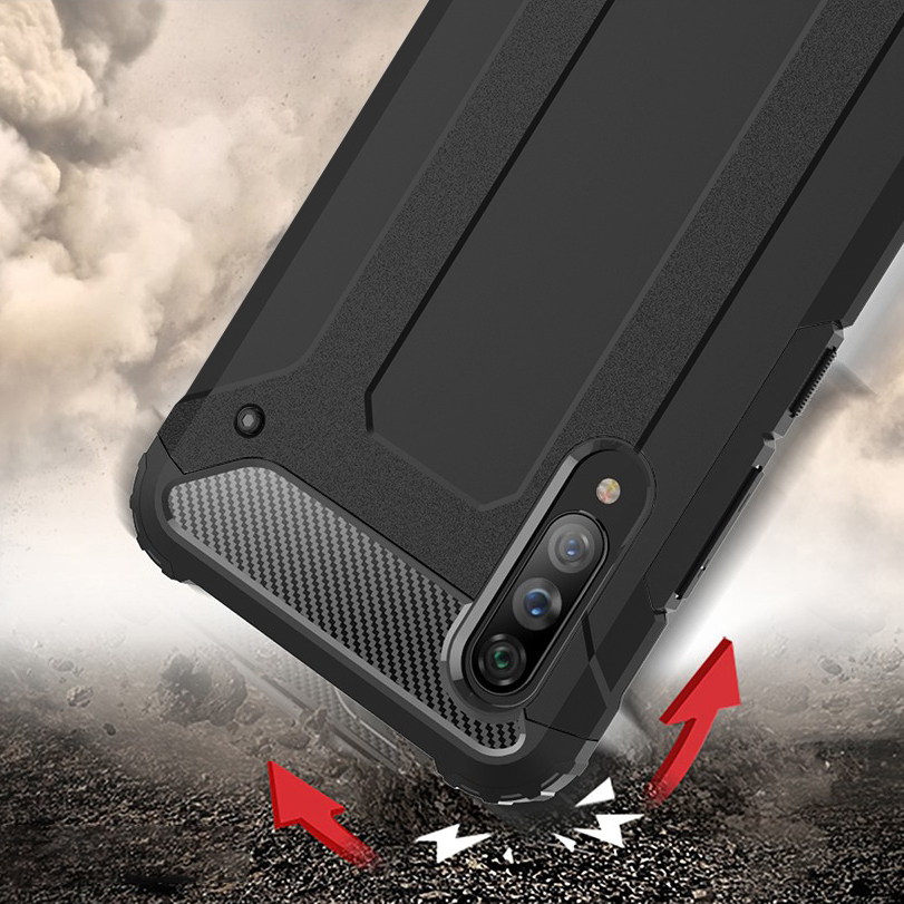 Military Defender Shockproof Case for Samsung Galaxy A90 5G Black