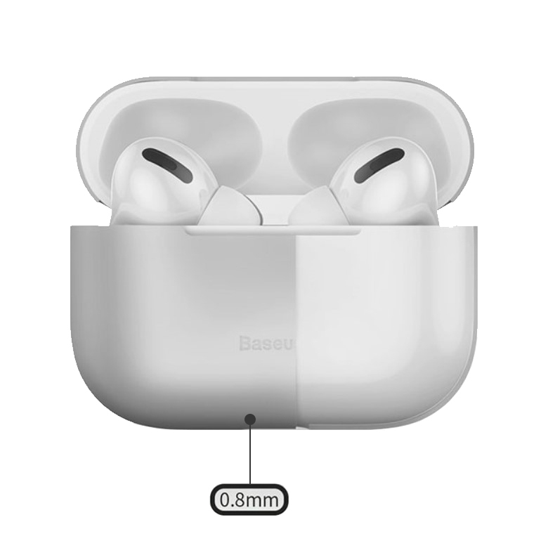 Baseus Super Thin Silica Case for Apple AirPods Pro (Grey)