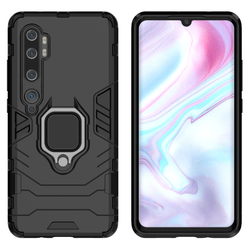 Slim Armour Shockproof Case for Xiaomi Mi Note 10 Pro (Black)