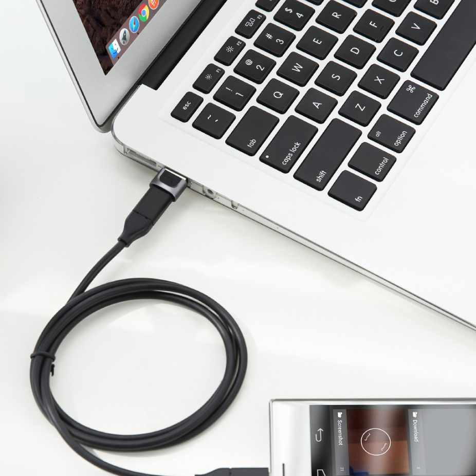 Rock Male USB-A to Female USB Type-C Adapter