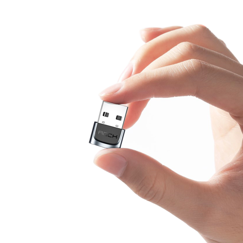 Rock Male USB-A to Female USB Type-C Adapter