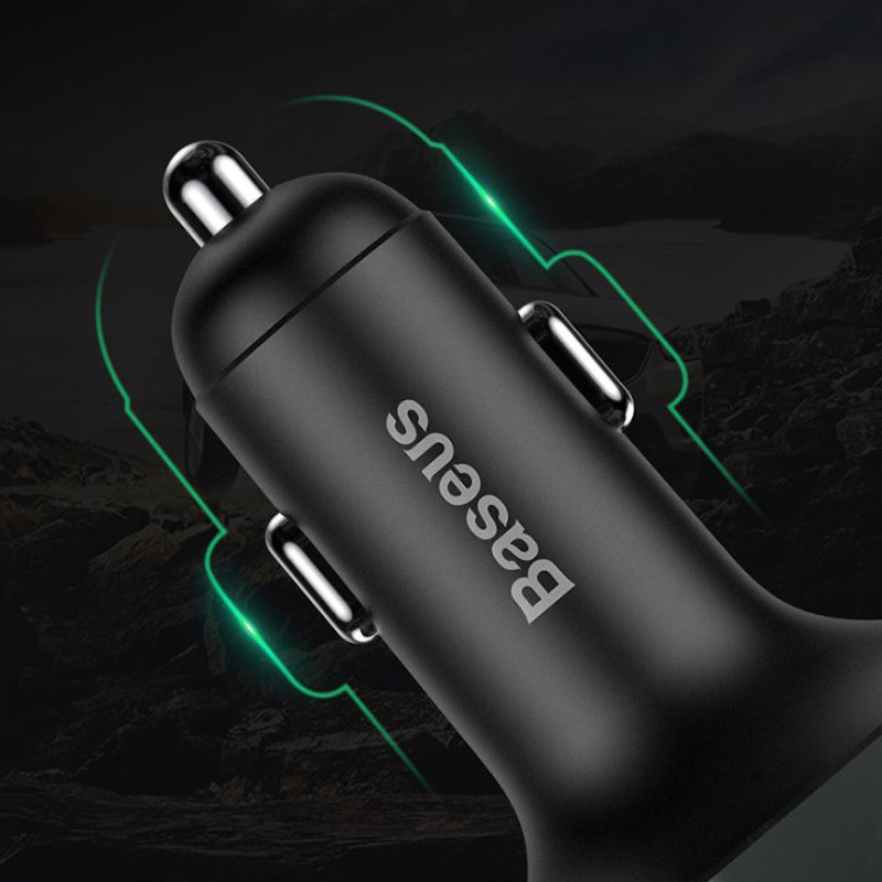 Baseus Car Radio Bluetooth Transmitter Dual USB Charger / SD Card