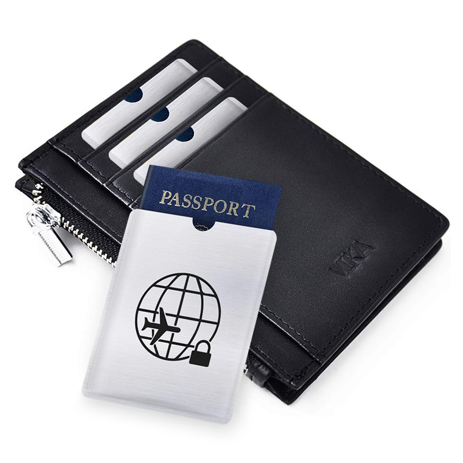Anti-Theft RFID Blocking Travel Passport Protective Sleeve