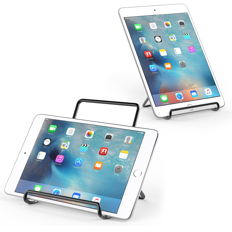 Small Multi-Angle Metal Frame Desktop Stand for iPad Mini