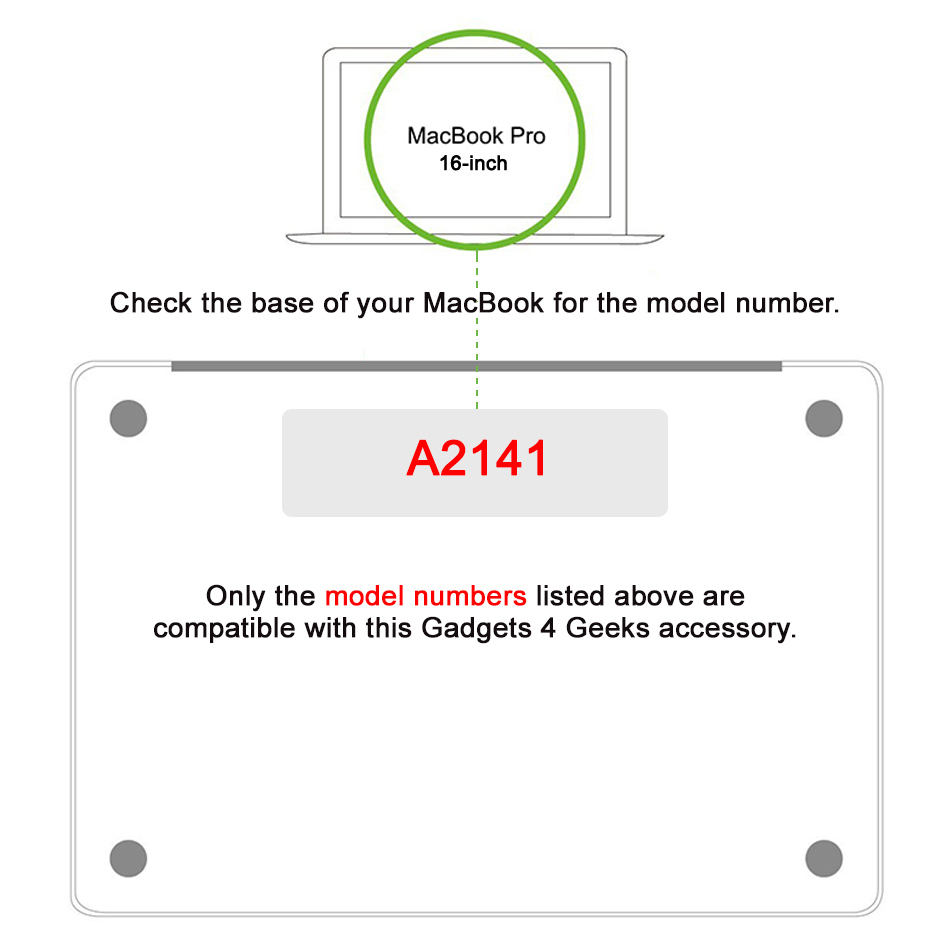 Keyboard Cover for Apple MacBook Pro 13 / 16-inch 2022 (Clear)