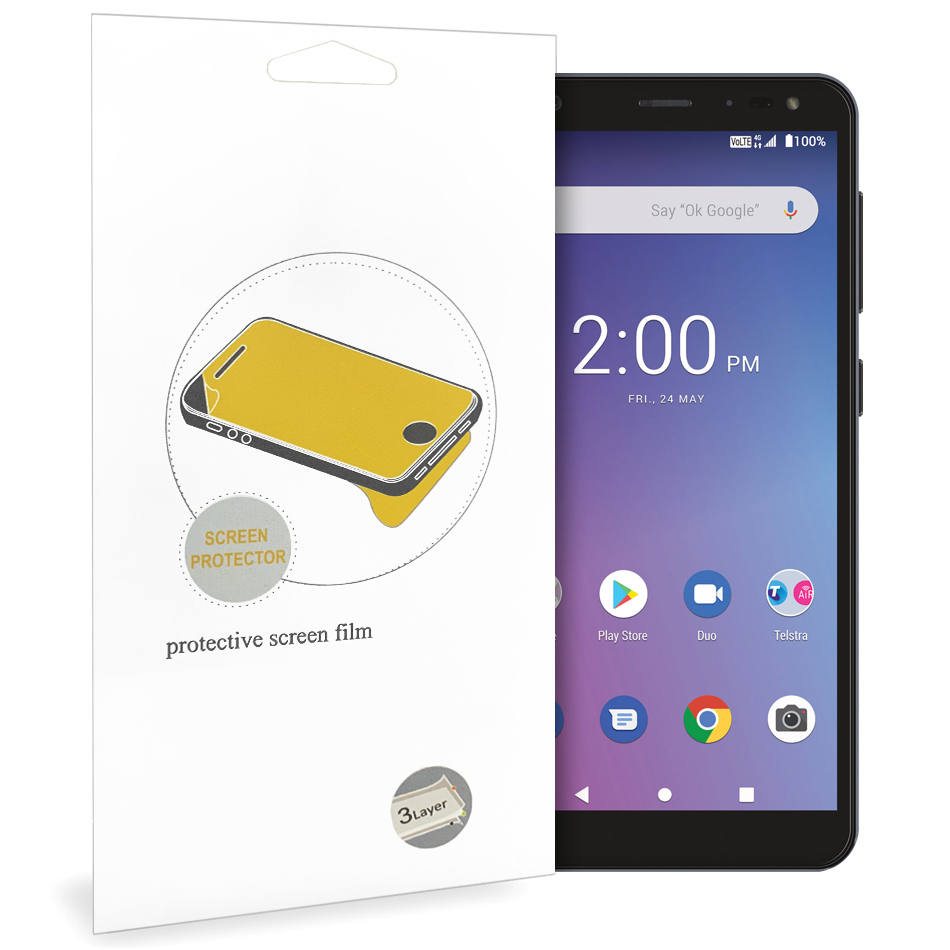 Clear Film Screen Protector for ZTE Telstra Essential Pro (2019)