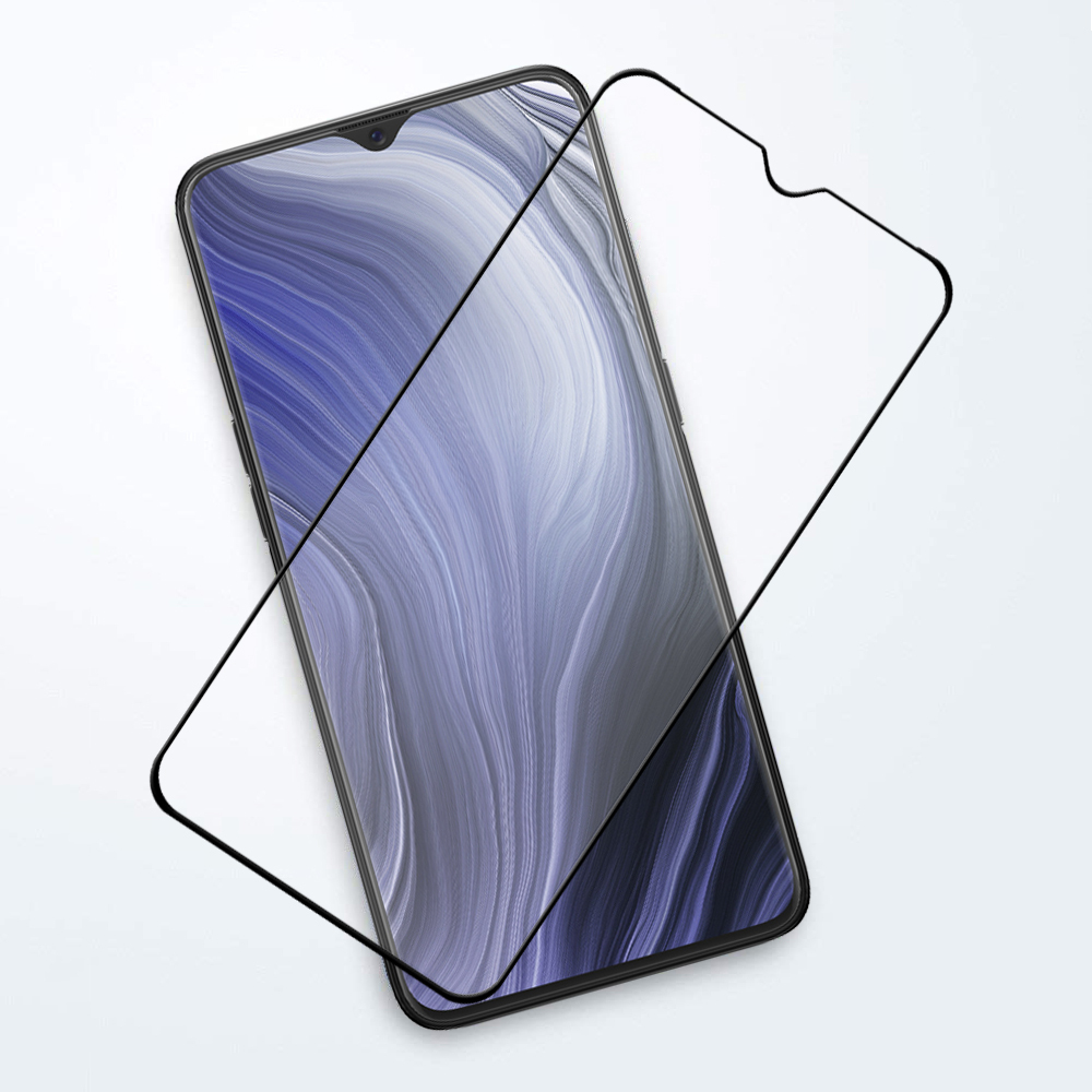Full Tempered Glass Screen Protector for Oppo Reno Z (Black)