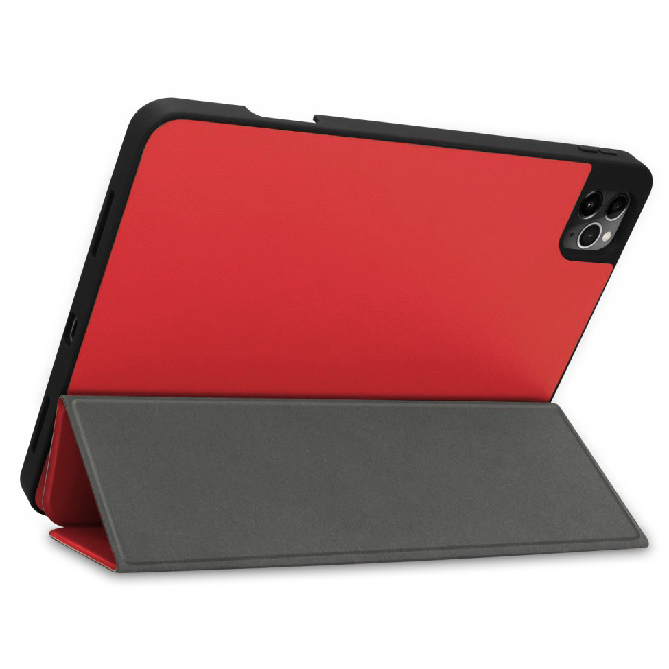 Trifold Smart Case for Apple iPad Pro 12.9-inch (4th Gen) (Red)
