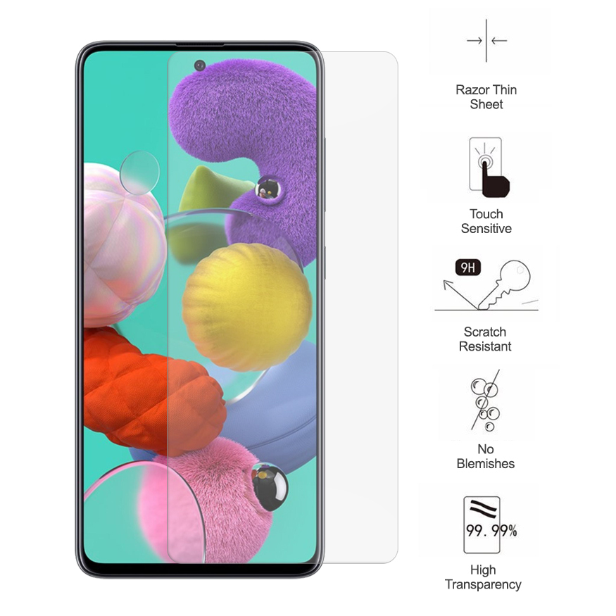 Tempered Glass Screen Protector for Samsung Galaxy A51