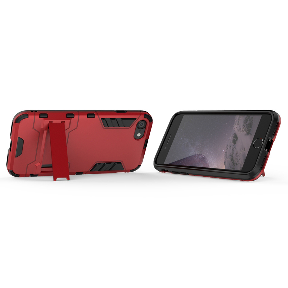 Slim Armour Shockproof Case for iPhone 8 / 7 / SE 3rd Gen (Red)