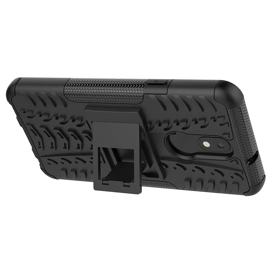 Dual Layer Rugged Tough Shockproof Case for LG K30 (2019)