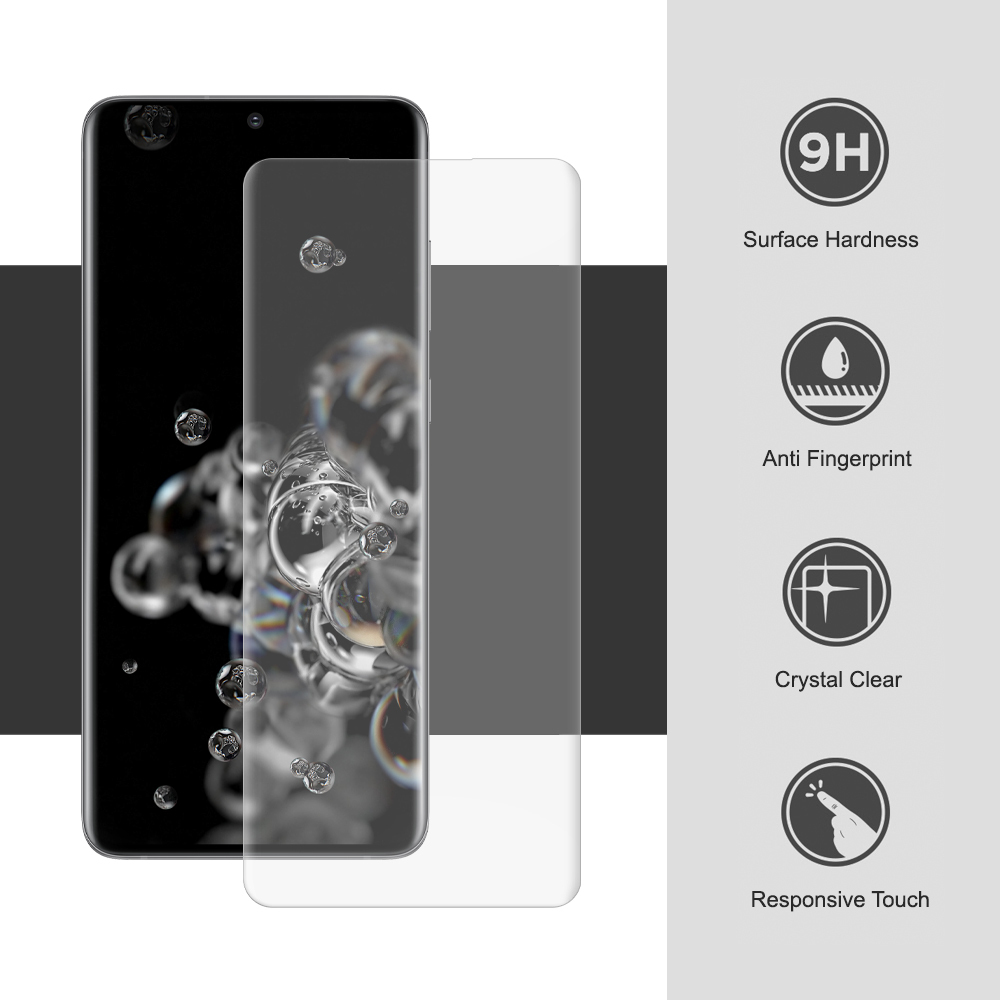 Uv Curved Tempered Glass Screen Protector For Galaxy S20 Ultra