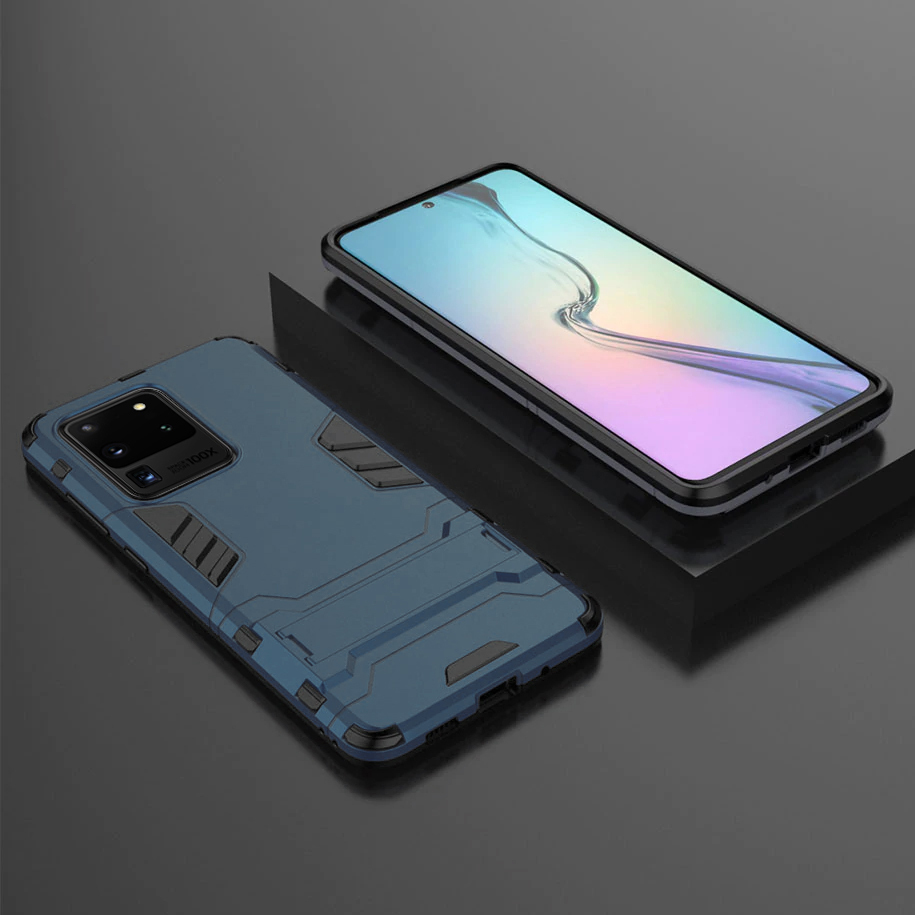 Slim Armour Tough Case for Samsung Galaxy S20 Ultra (Blue)