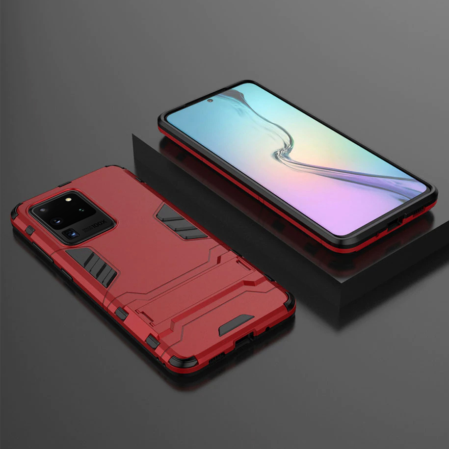 Slim Armour Tough Case for Samsung Galaxy S20 Ultra (Red)