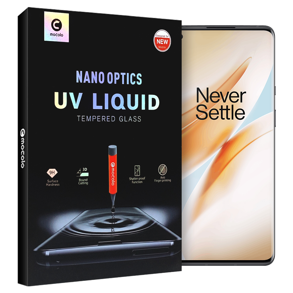 UV Curved Tempered Glass Screen Protector for OnePlus 8 Pro