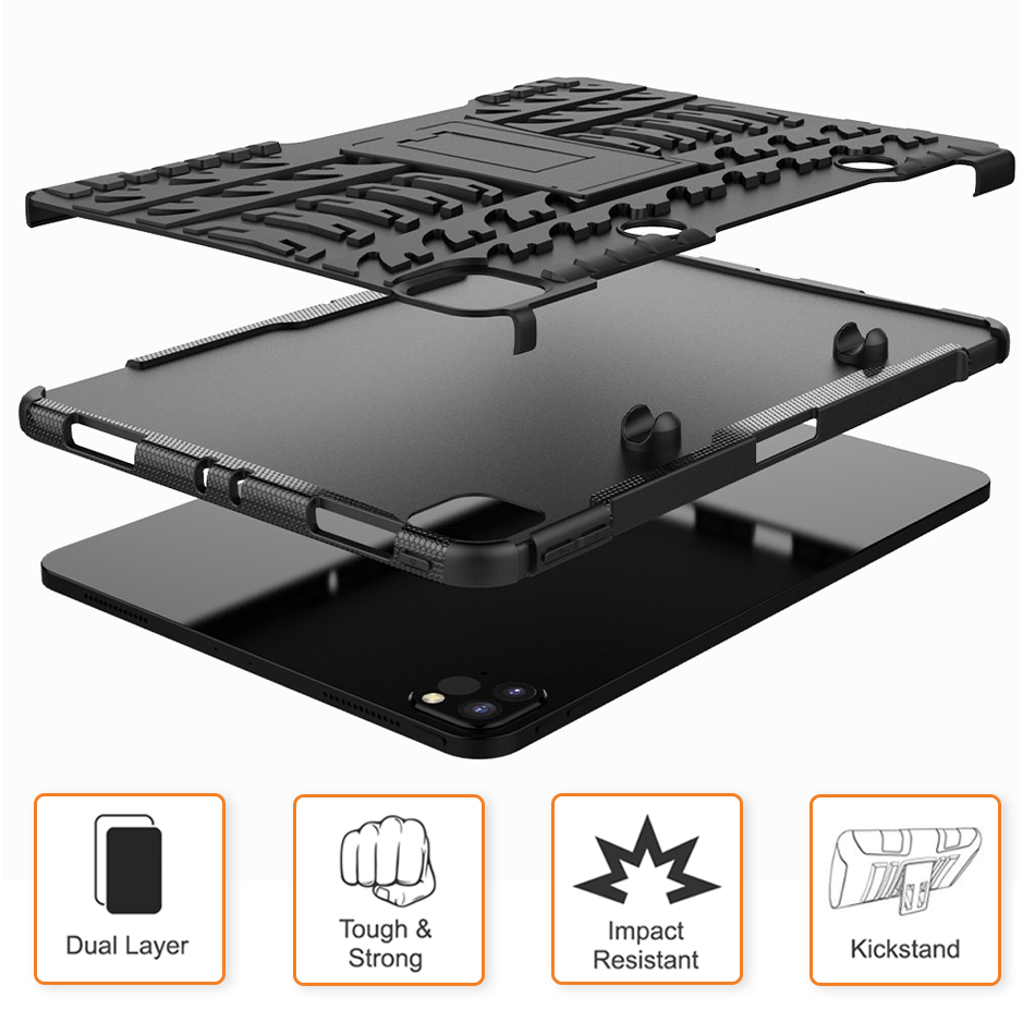 Rugged Tough Shockproof Case for Apple iPad Pro 11-inch (2nd Gen)
