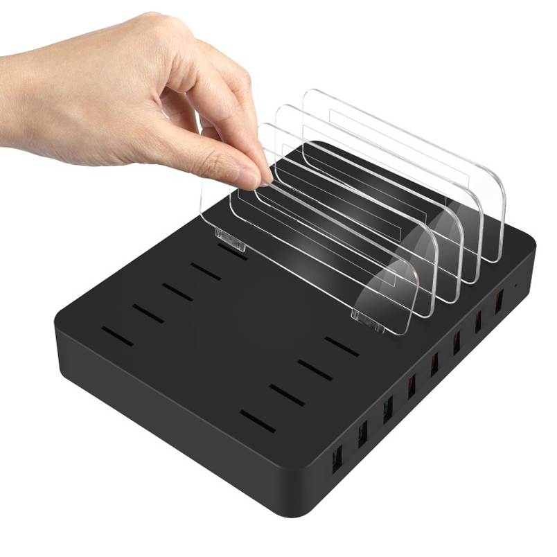 96W (8-Port) USB Charging Station / Desk Stand for Phone / Tablet