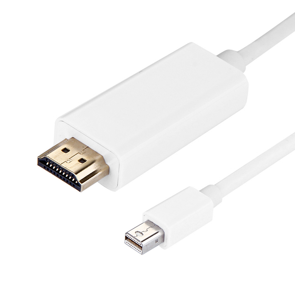 Long Mini DisplayPort to HDMI Adapter Cable (1.8m)