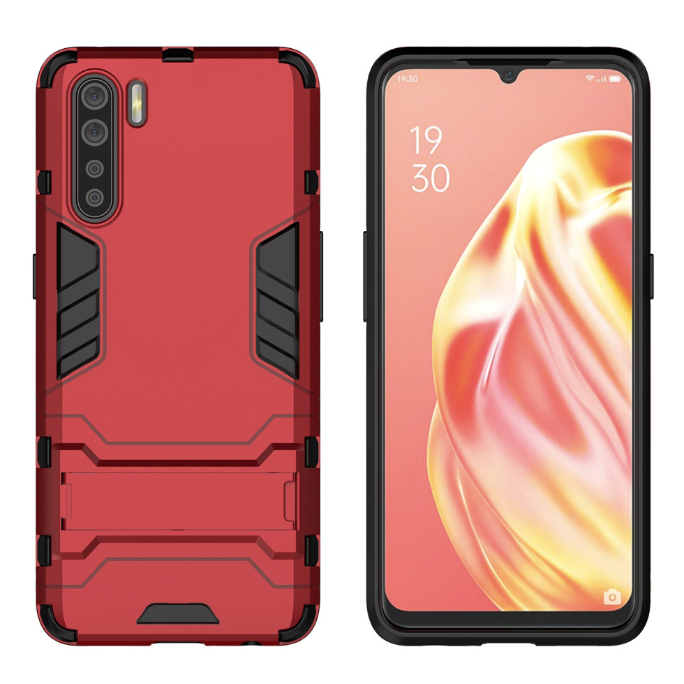 Slim Armour Shockproof Case for Oppo A91 (Red)