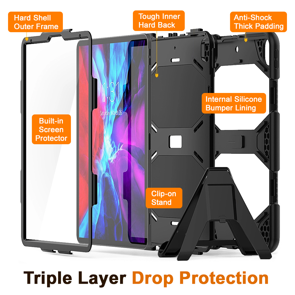 Heavy Duty Shockproof Case for iPad Pro 12.9-inch 3rd / 4th Gen