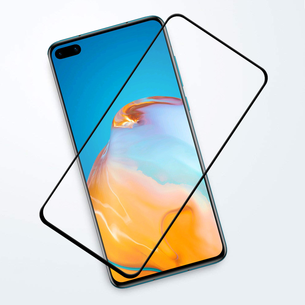 Full Coverage Tempered Glass Screen Protector for Huawei P40
