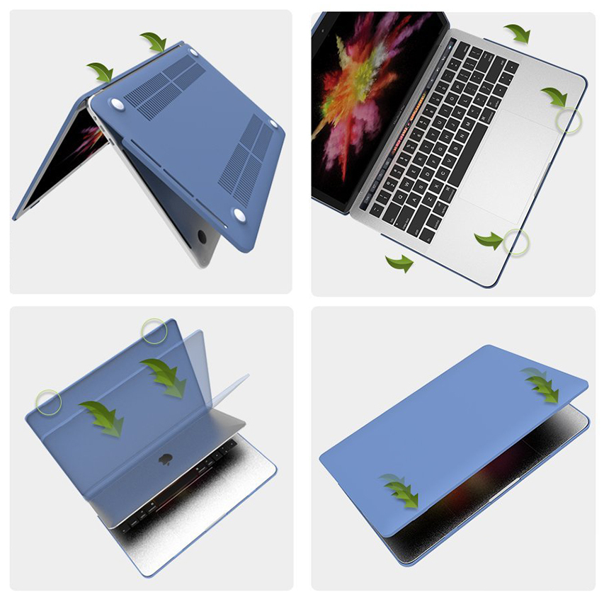 Glossy Hard Case for Apple MacBook Pro 13-inch 2022 (Clear)