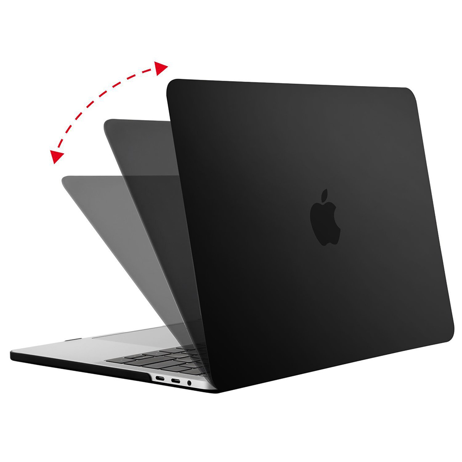 Frosted Hard Case for Apple MacBook Pro 13-inch 2022 (Black)