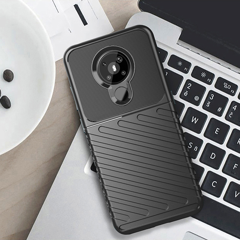 Flexi Thunder Shockproof Case for Nokia 5.3 (Black)