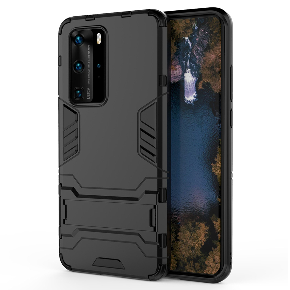 Slim Armour Shockproof Case for Huawei P40 Pro (Black)