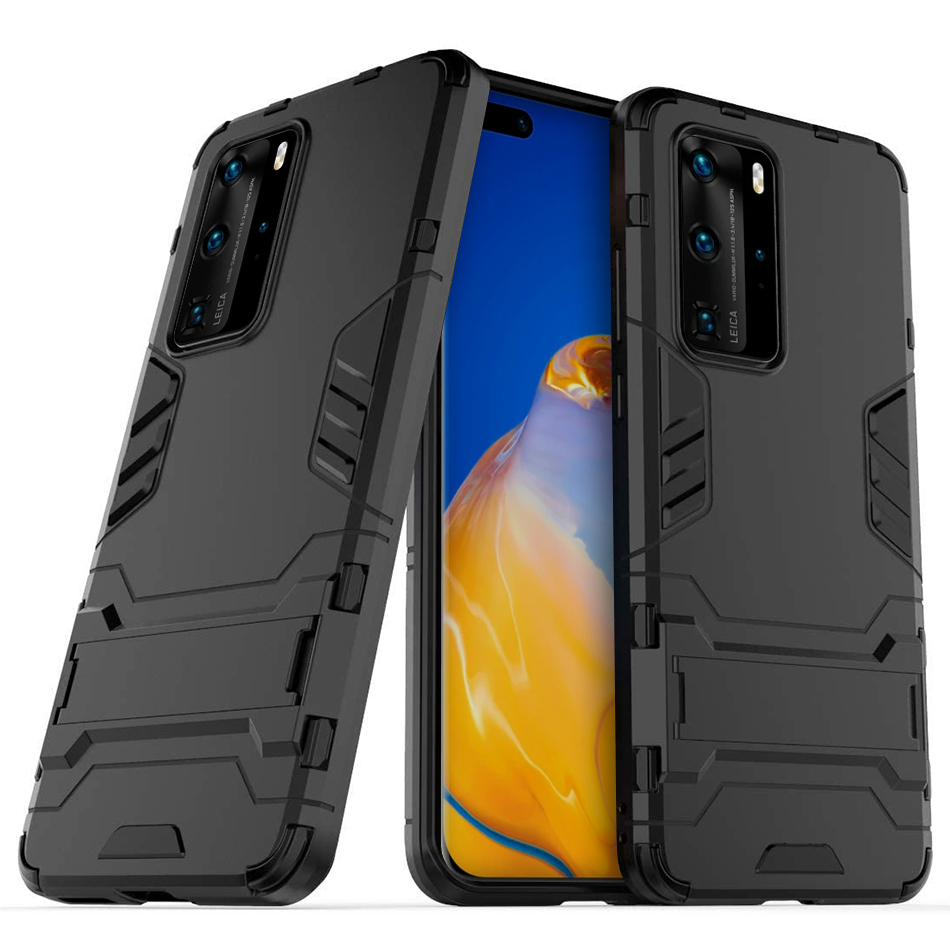 Slim Armour Shockproof Case for Huawei P40 Pro (Black)
