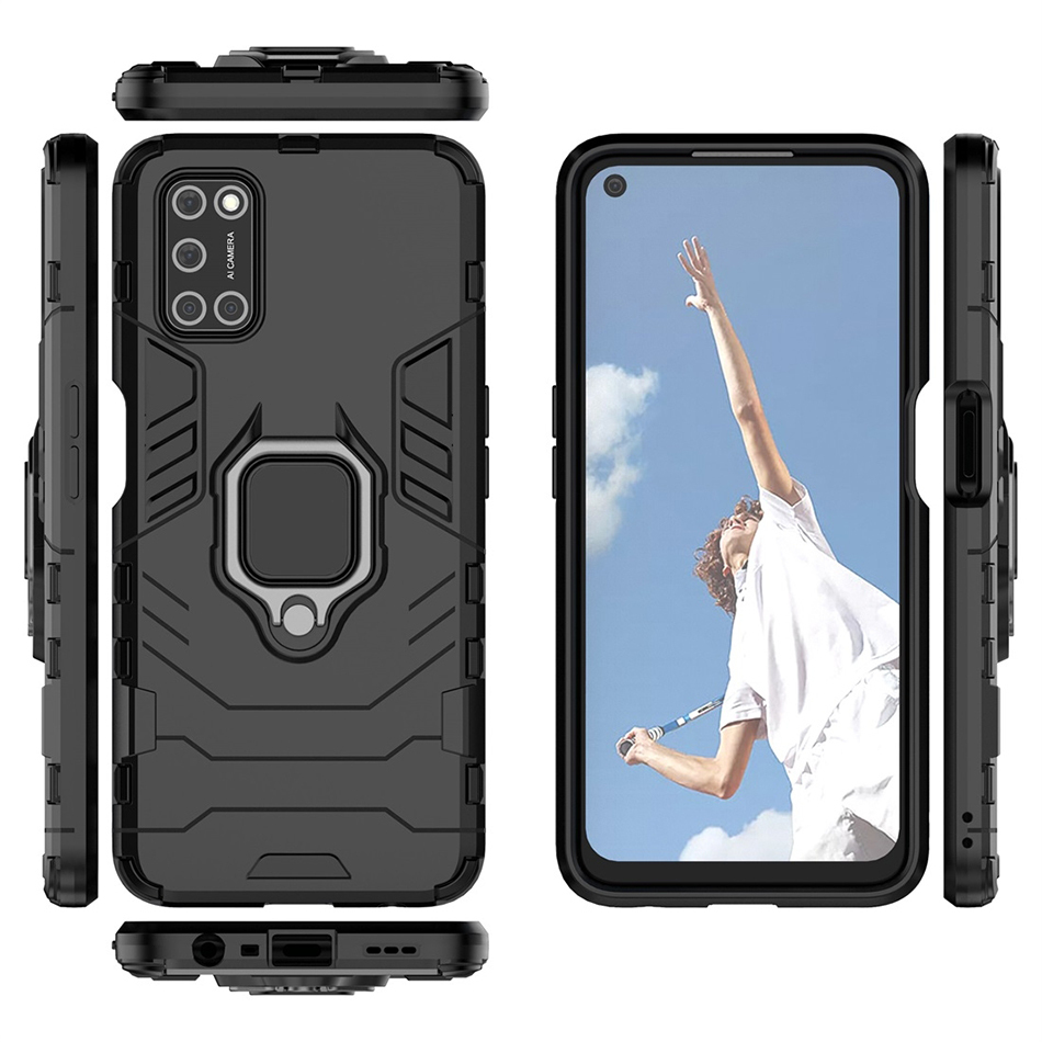 Slim Armour Tough Shockproof Case for Oppo A52 / A72 (Black)