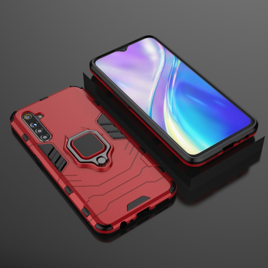 Slim Armour Tough Shockproof Case for realme XT (Red)