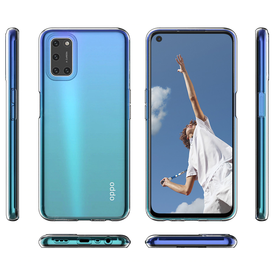 Flexi Slim Gel Case for Oppo A52 (Clear)