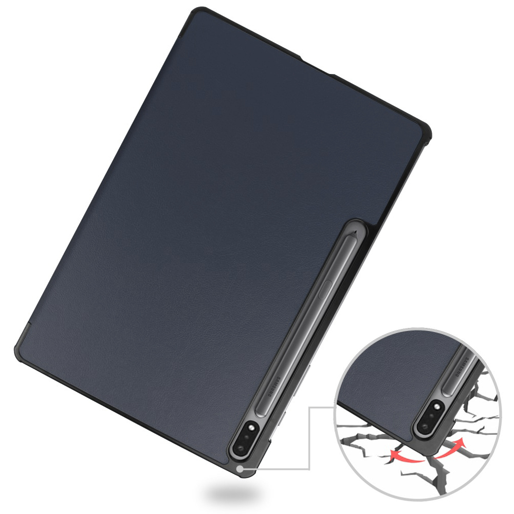 Trifold Smart Case for Samsung Galaxy Tab S8 / S7 (Blue)