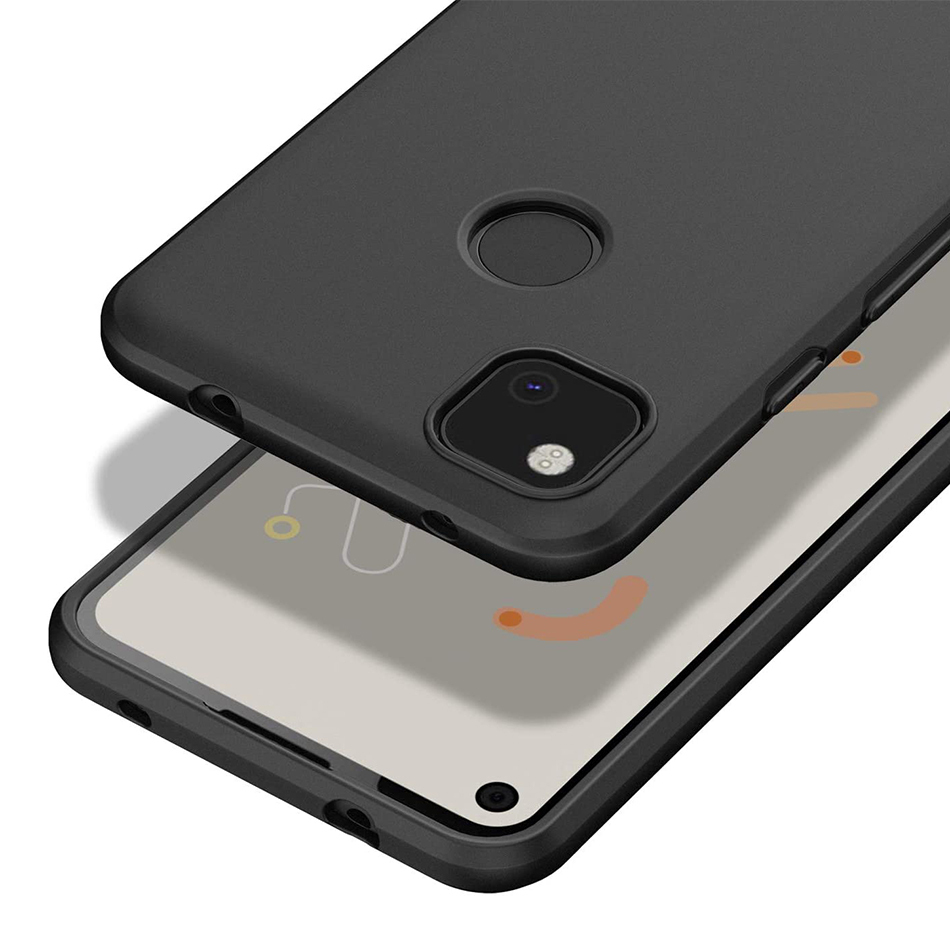 Flexi Stealth Silicone Case for Google Pixel 4a (Black)
