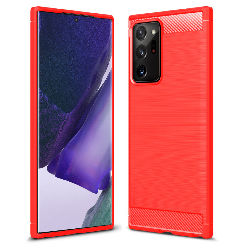 Flexi Carbon Fibre Case for Samsung Galaxy Note 20 Ultra (Red)