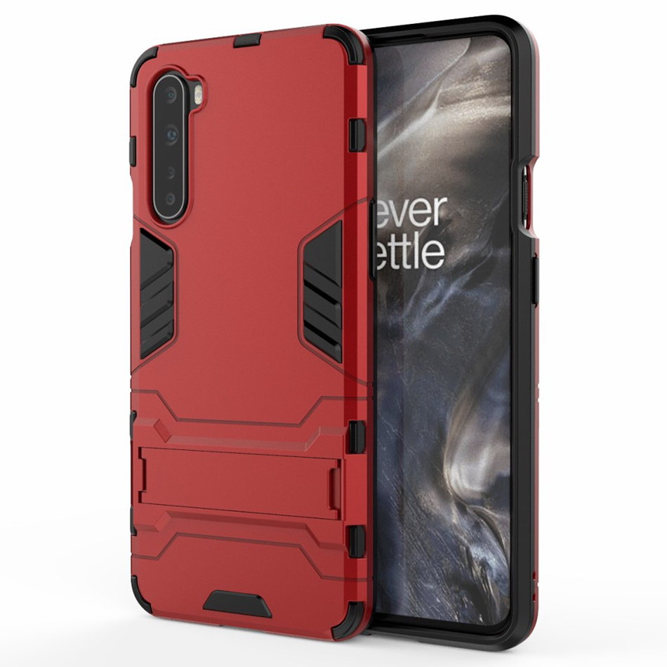 Slim Armour Tough Case for OnePlus Nord (Red)