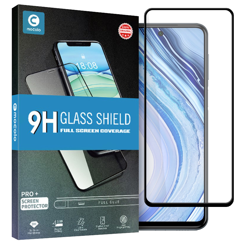 Full Tempered Glass Screen Protector for Xiaomi Redmi Note 9 Pro