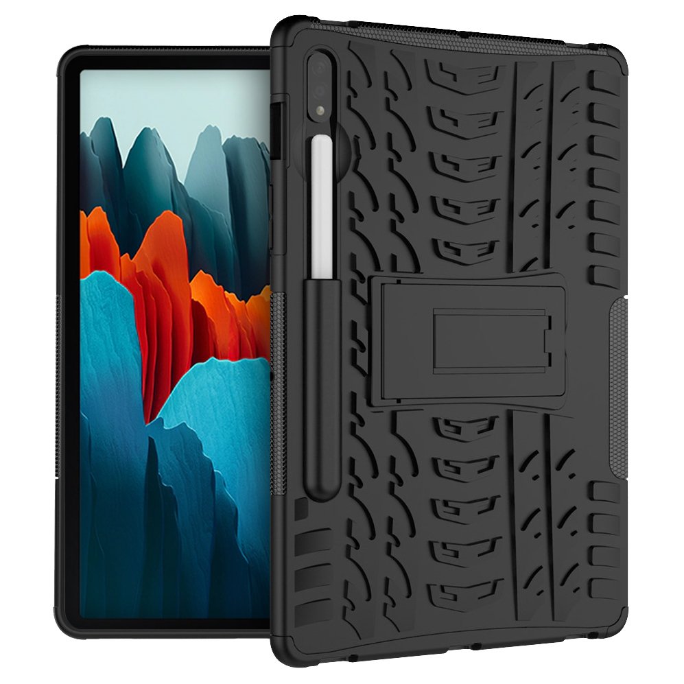 Dual Layer Tough Shockproof Case Stand for Galaxy Tab S7 / S8