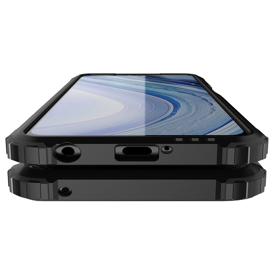 Military Defender Shockproof Case For Redmi Note Pro Red