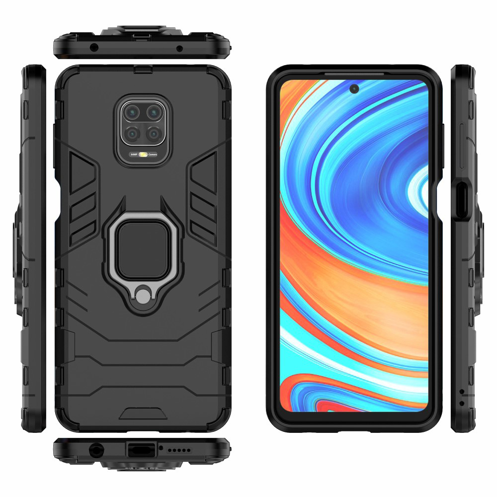 Slim Armour Tough Case for Xiaomi Redmi Note 9 Pro (Black)