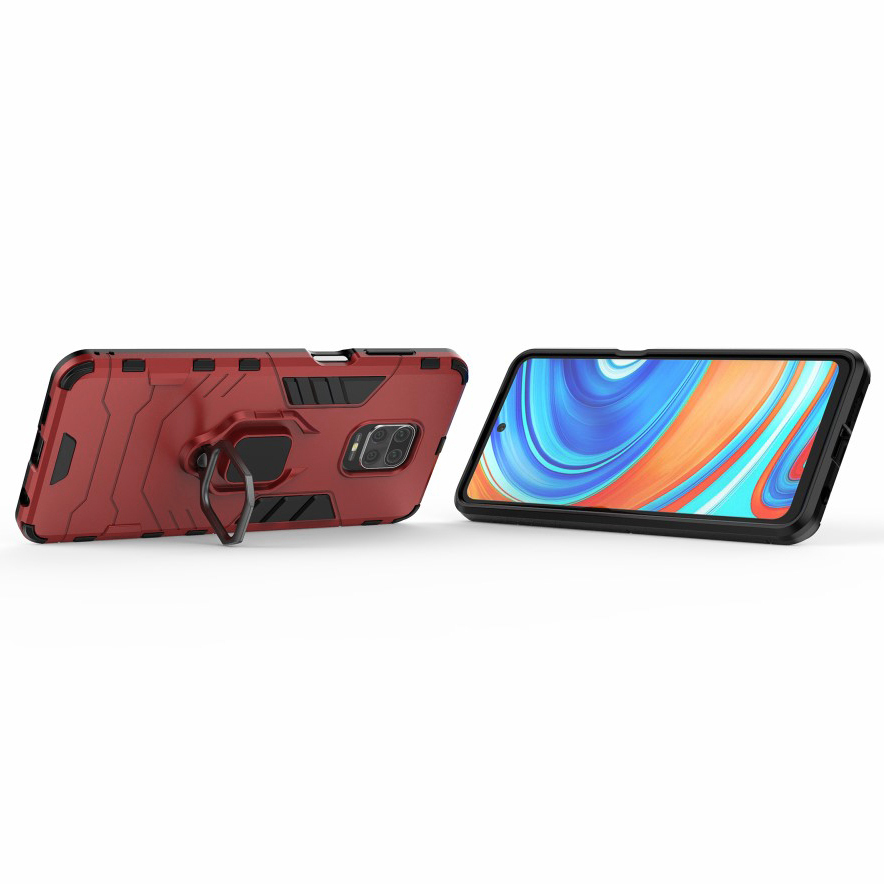 Slim Armour Tough Case for Xiaomi Redmi Note 9 Pro (Red)