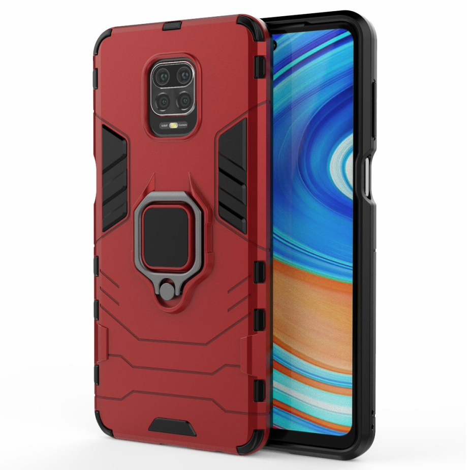 Slim Armour Tough Case for Xiaomi Redmi Note 9 Pro (Red)