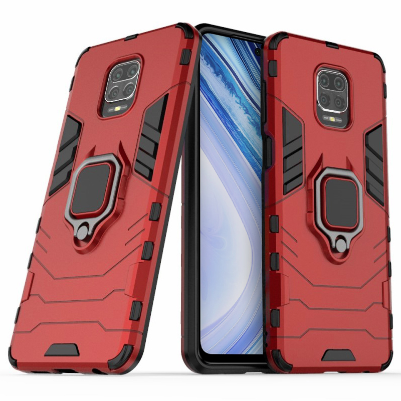 Slim Armour Tough Case for Xiaomi Redmi Note 9 Pro (Red)