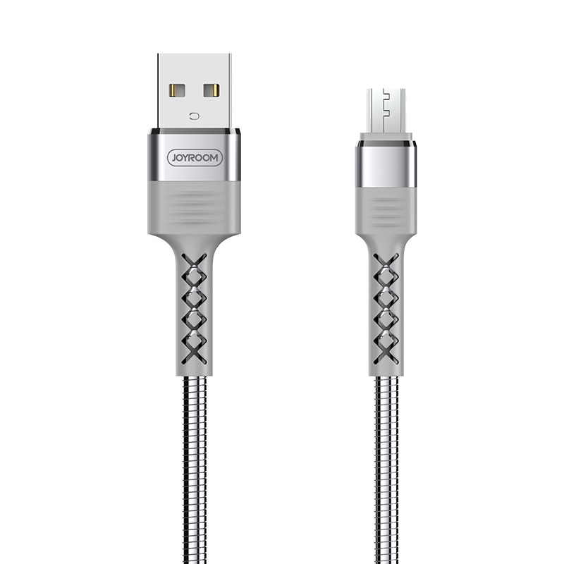 Joyroom Metal Stainless Steel Micro-USB Charging Cable (1.2m)