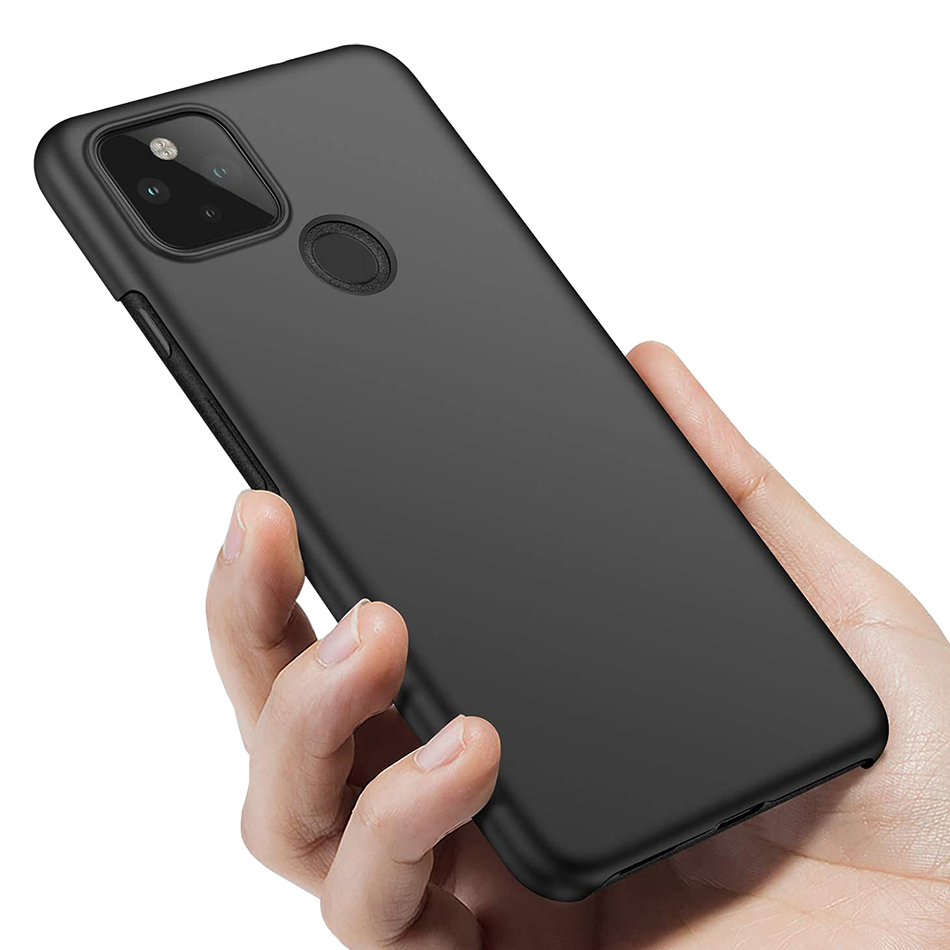 PolyShield Hard Shell Case for Google Pixel 5 (Black)
