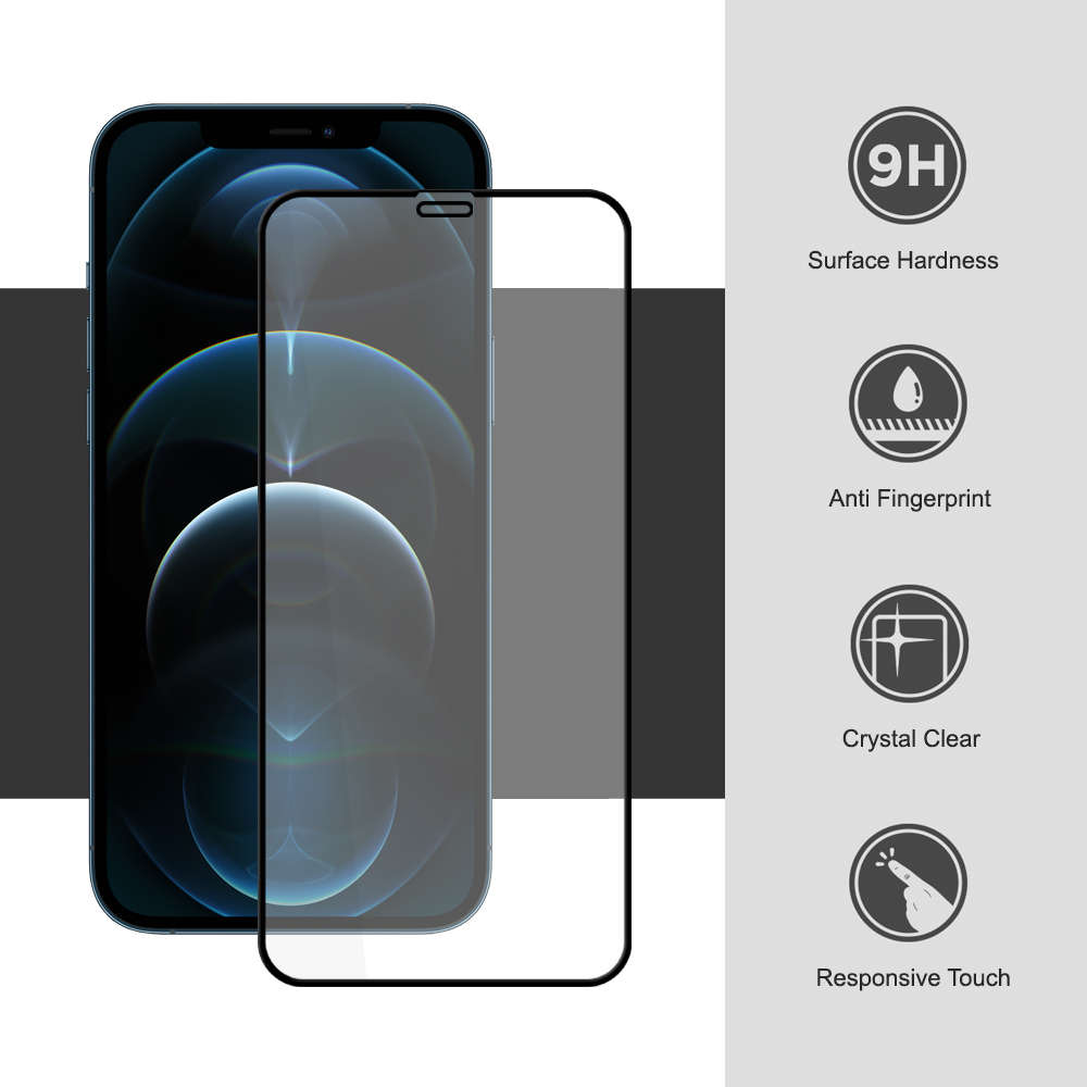 Full Tempered Glass Screen Protector for Apple iPhone 12 Pro Max