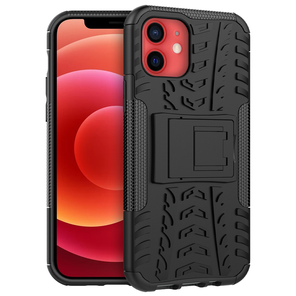 Dual Layer Rugged Shockproof Case for Apple iPhone 12 / 12 Pro