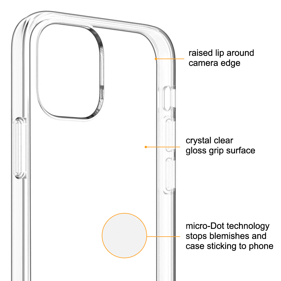 Flexi Slim Gel Case for Apple iPhone 12 Mini (Clear)