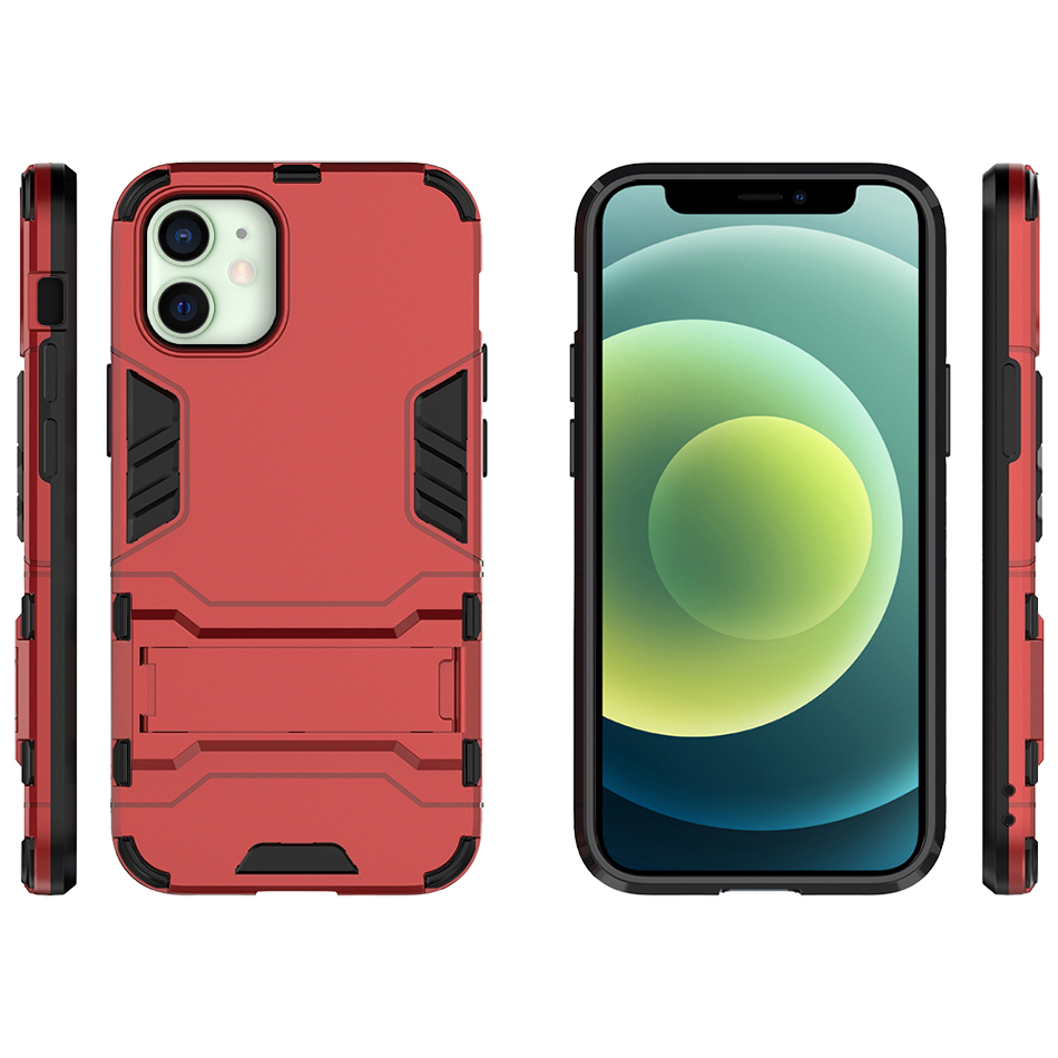 Slim Armour Tough Case for Apple iPhone 12 Mini (Red)